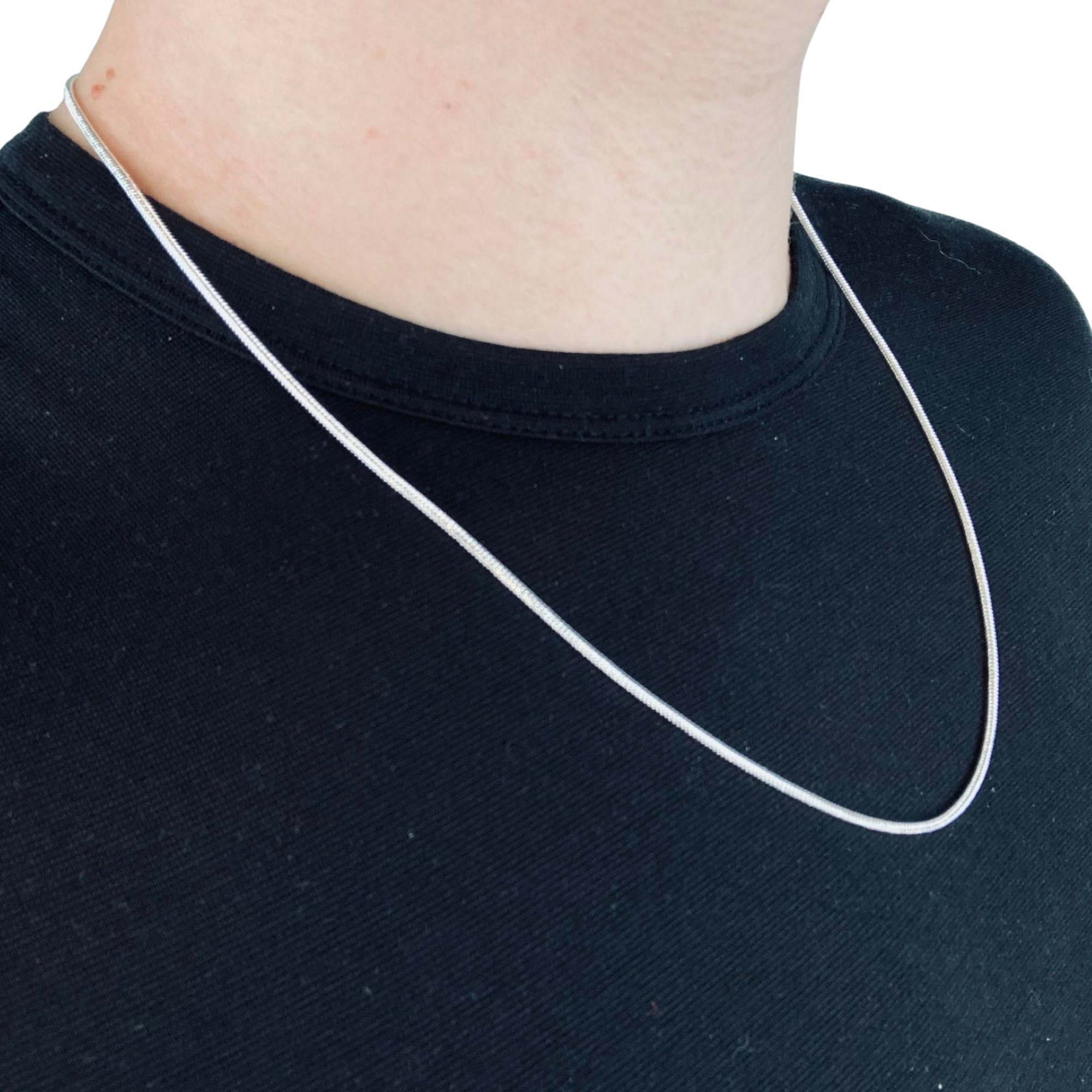 2mm Sterling Silver 925 Snake Chain Silver Silver Necklace - Etsy