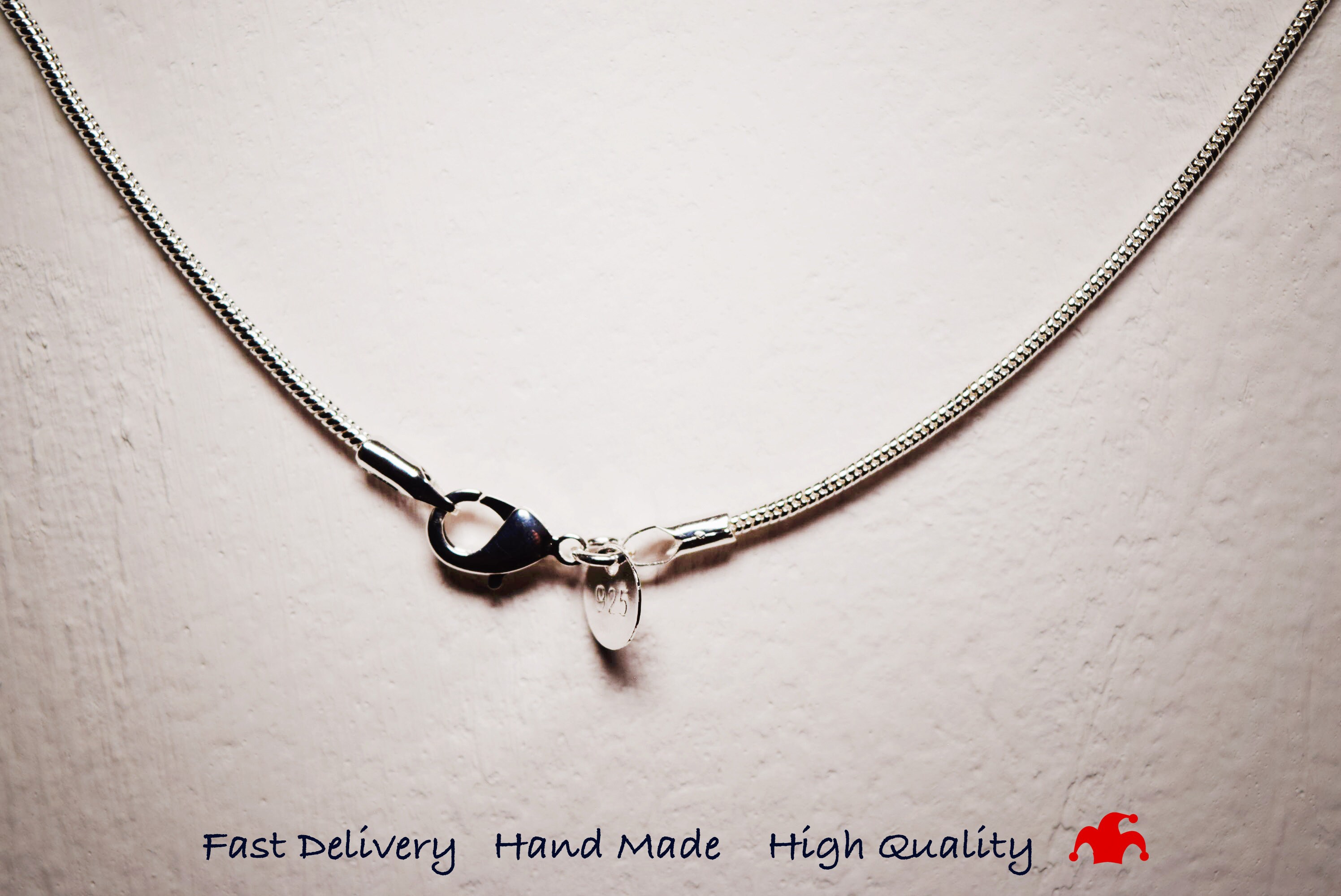 2mm Sterling Silver 925 Snake Chain Silver Silver Necklace - Etsy