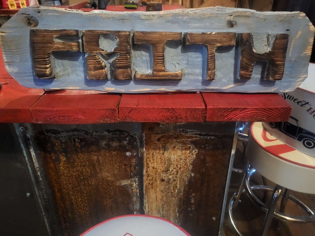 Faith Sign - Etsy