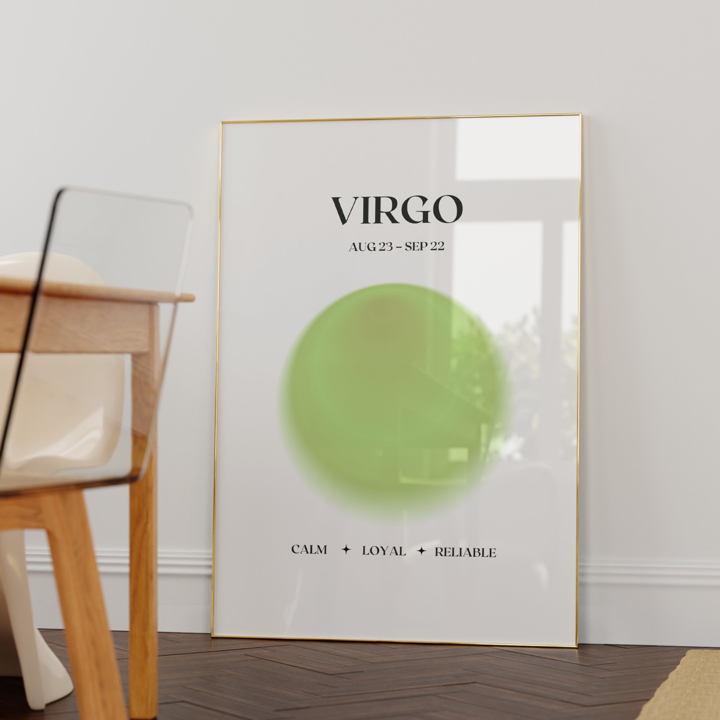 Virgo Star Sign Instant Download Print, Zodiac Art Printable, Spiritual ...