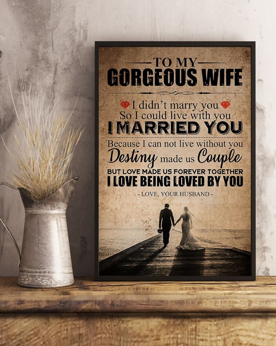 To My Wife I Love You Forever And Alwaysvalentines T For Etsy