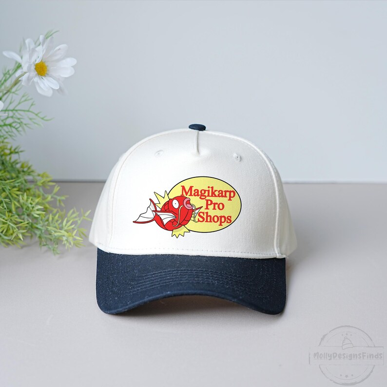 Magikarp Pro Shops Printed Hat,cool Anime Hat,funny Novelty Trucker Hat ...