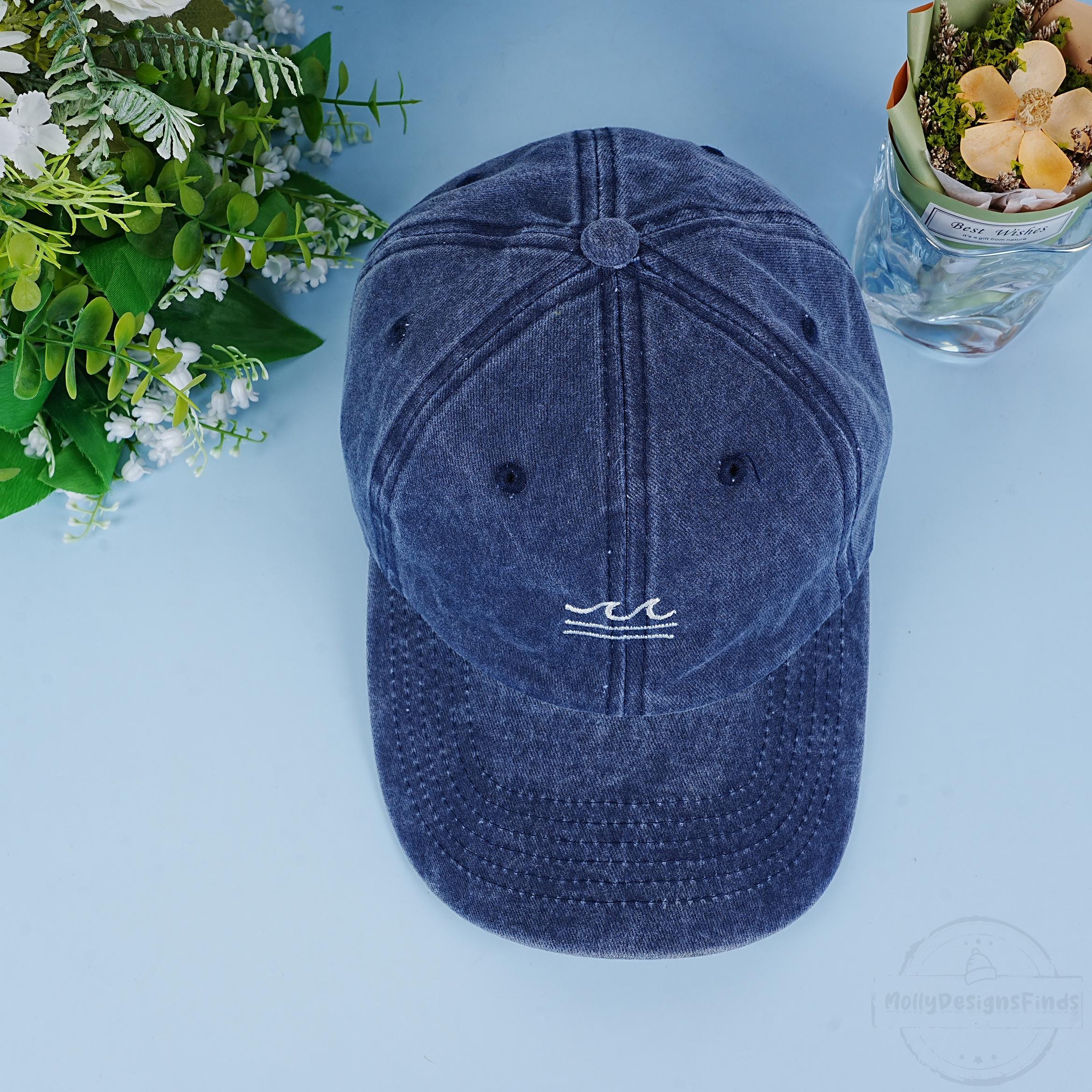Embroidered Beach Wave Hat,embroidered Baseball Cap,bachelorette Party ...
