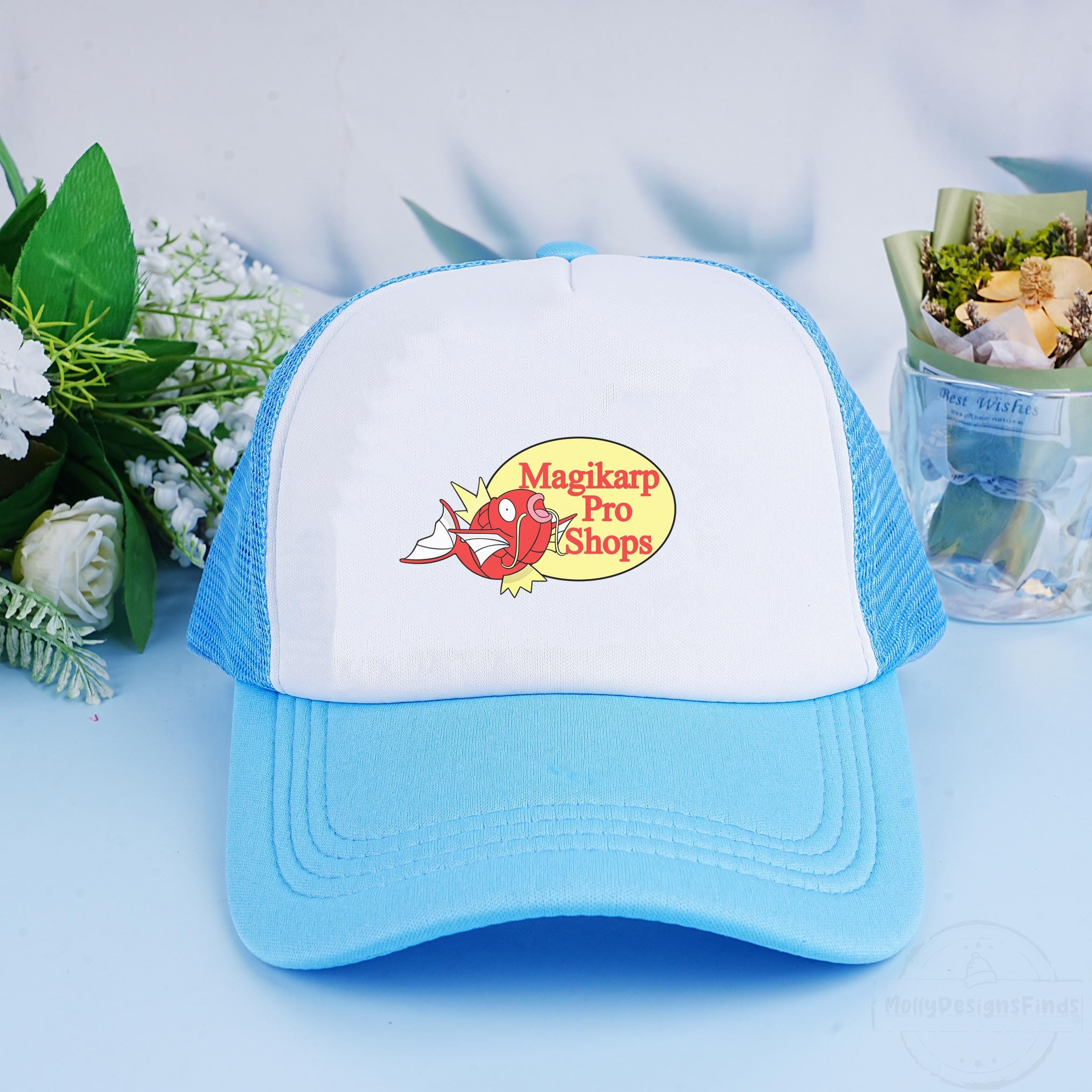 Magikarp Pro Shops Printed Mesh Foam Hat,cool Anime Hat,funny Novelty ...