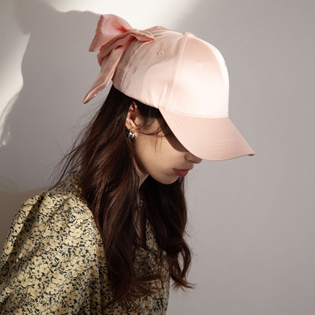 Cute Baseball Cap With A Bowfashion Spring Summer Hatfancy - Etsy