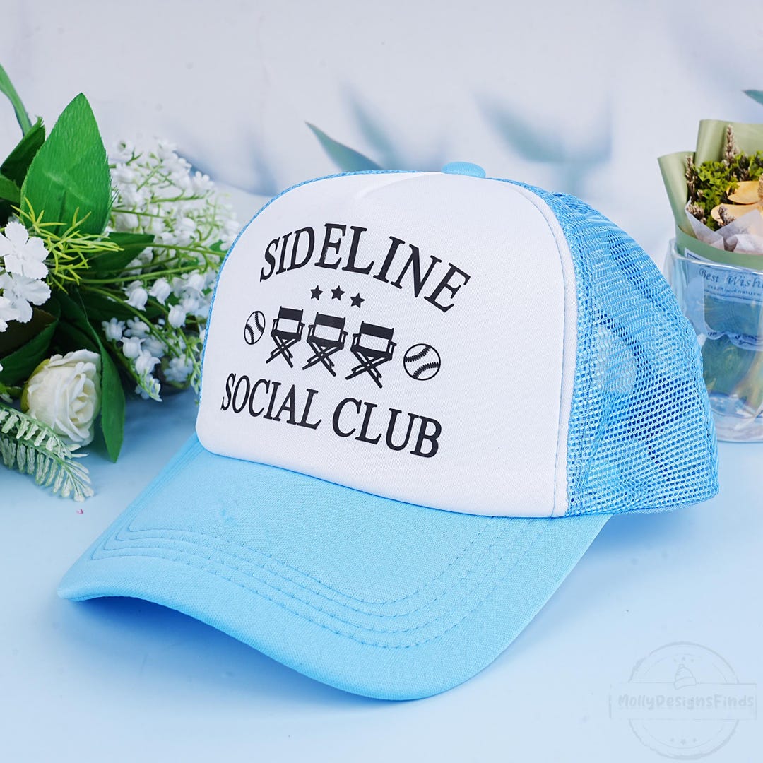 Sideline Social Club Hats,custom Club Snapback Hats,custom Puff Print ...