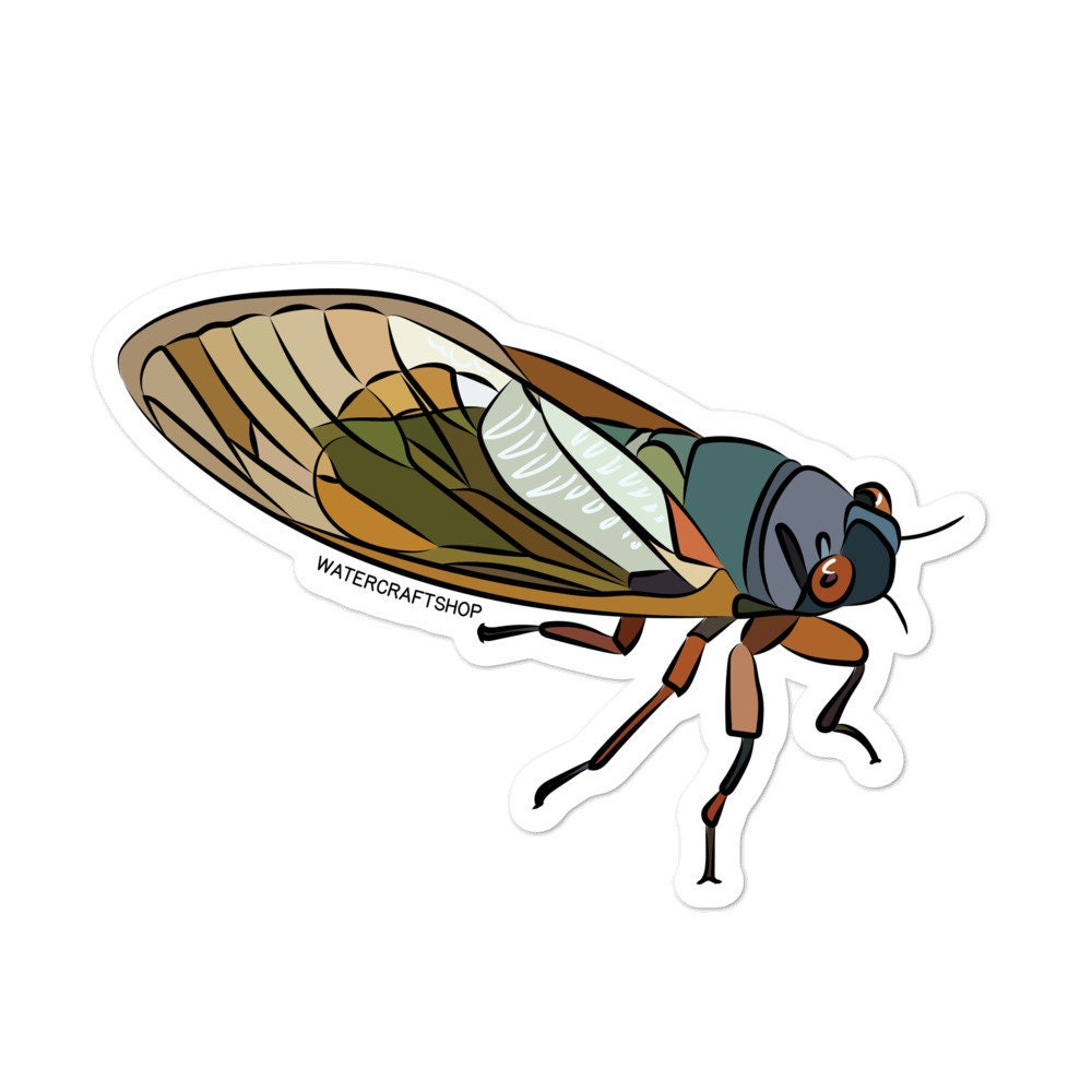 Cicada Sticker - Etsy