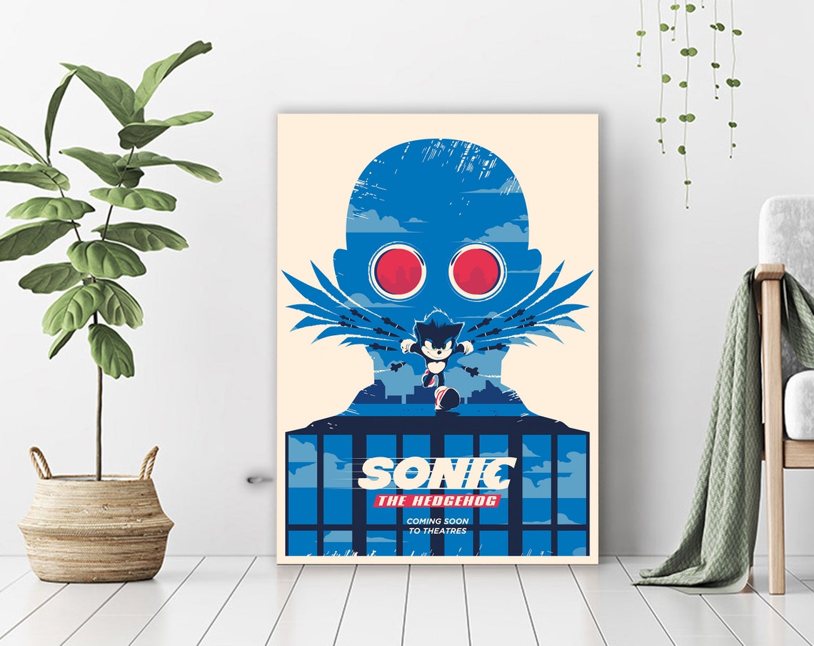 Sonic the Hedgehog Custom Poster Sonic Poster Game Print | Etsy