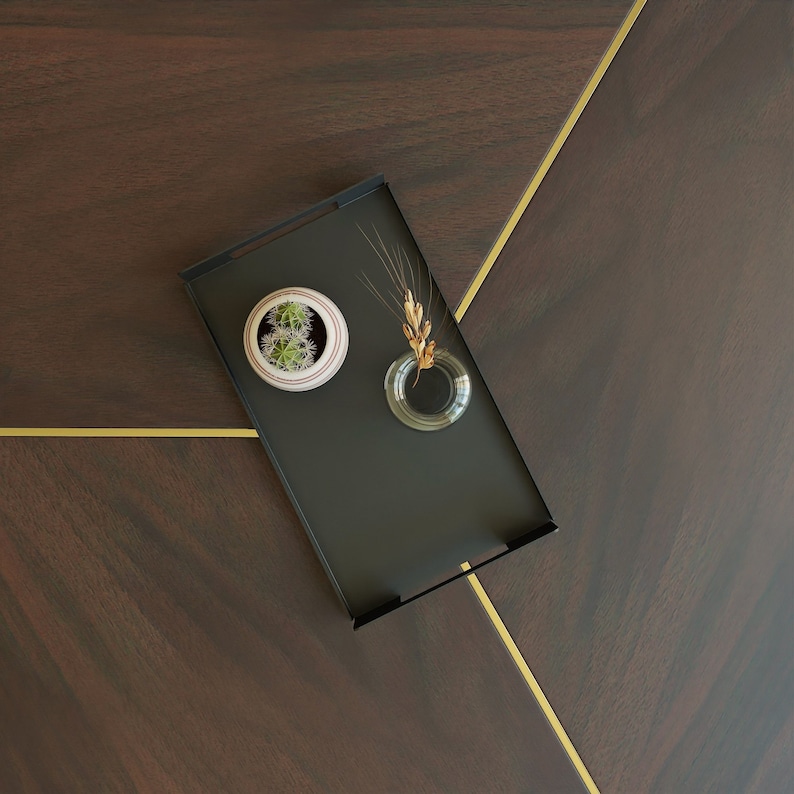 Minimalist Metal Valet Tray: Modern Decorative Organizer - Etsy
