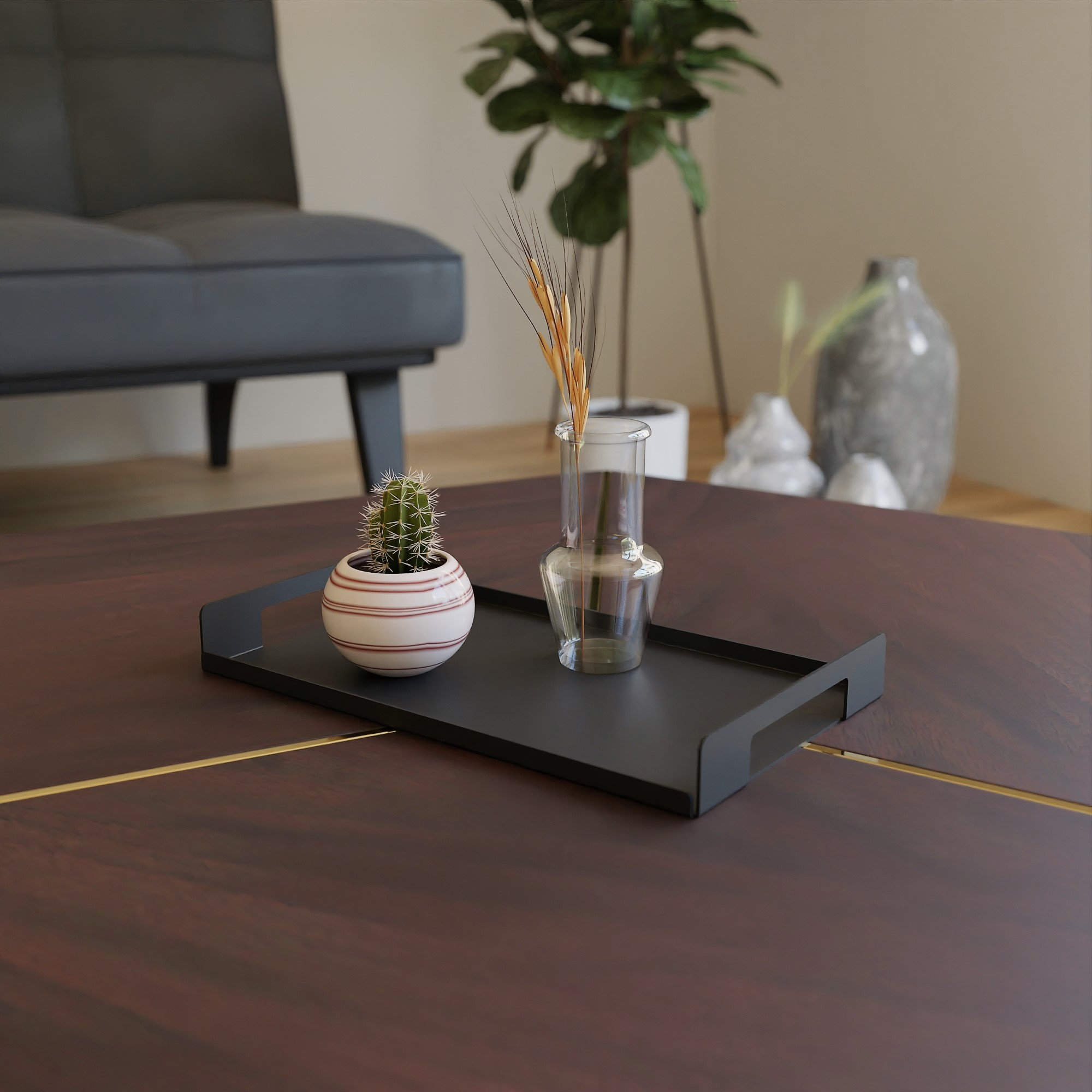 Minimalist Metal Valet Tray: Modern Decorative Organizer - Etsy