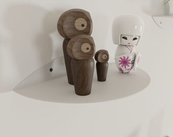 Half Moon Floating Shelf - Etsy UK