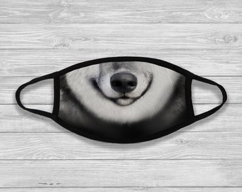 Wolf Face Mask - Etsy
