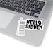 Hello Sidney Scream Movie Kiss-cut Sticker - Etsy