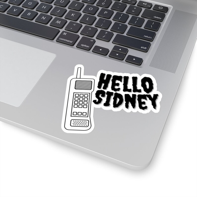 Hello Sidney Scream Movie Kiss-cut Sticker - Etsy