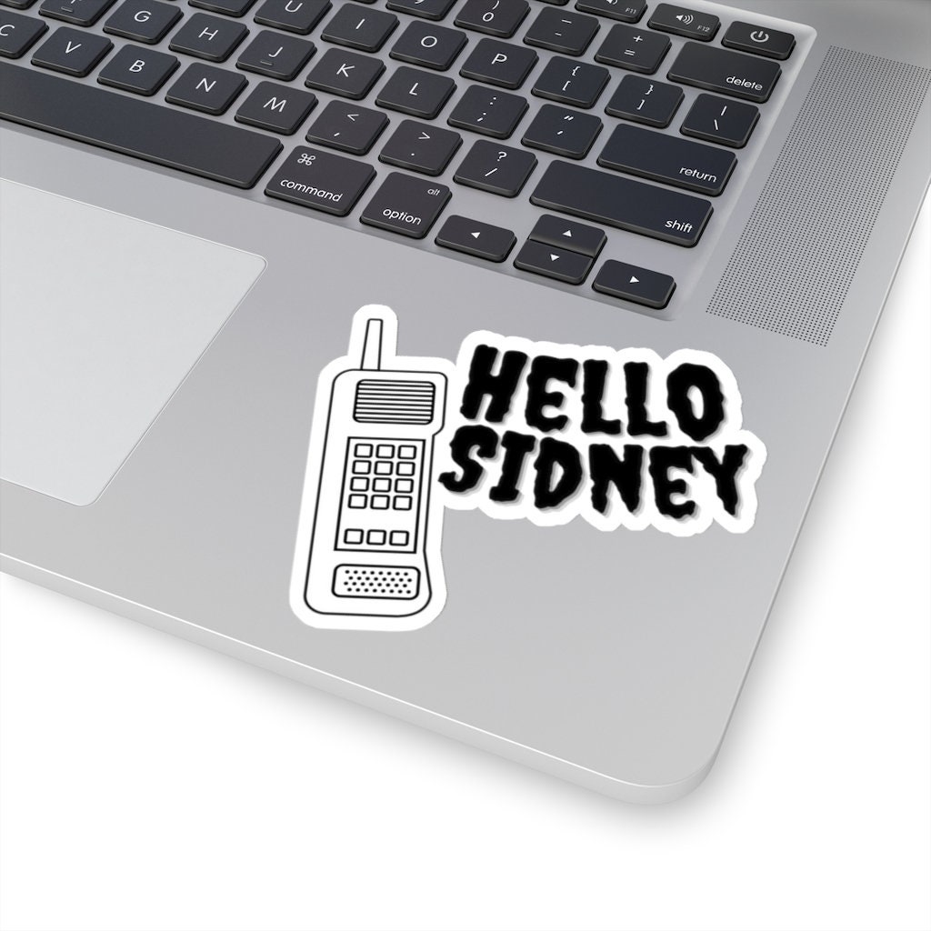 Hello Sidney Scream Movie Kiss-cut Sticker - Etsy