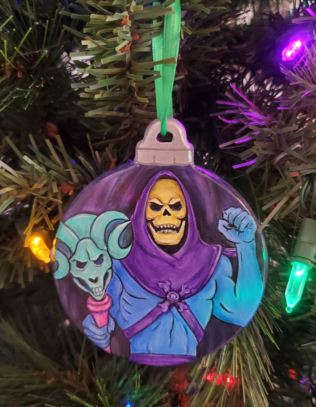 Skeletor Christmas Ornament - Etsy