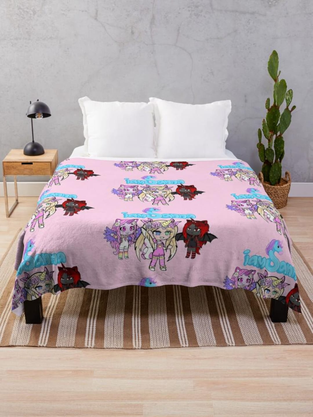 Sanna and Friends Velveteen Plush Blanket, Iamsanna, Sanna, Sanna ...