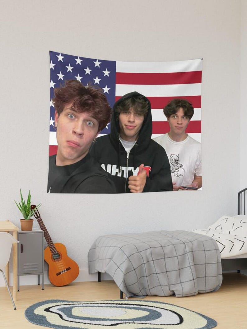 Sturniolo Triplets Iconic Merch Wall Tapestry, Sturniolo Triplets ...