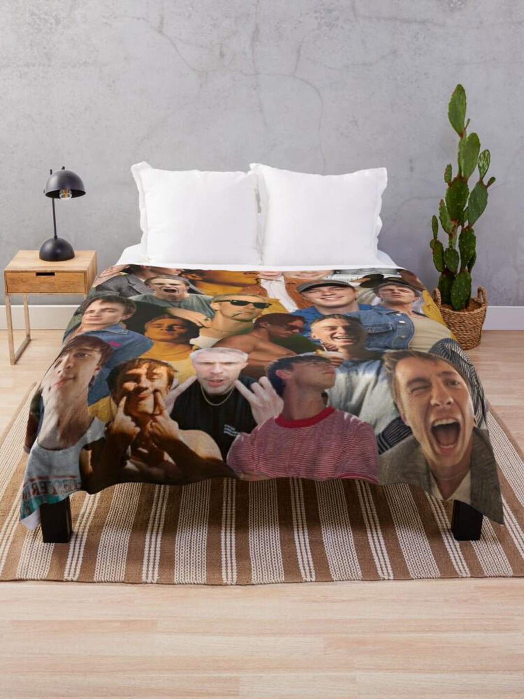 Drew Starkey Collage Velveteen Plush Blanket, Drew Starkey, Drew ...