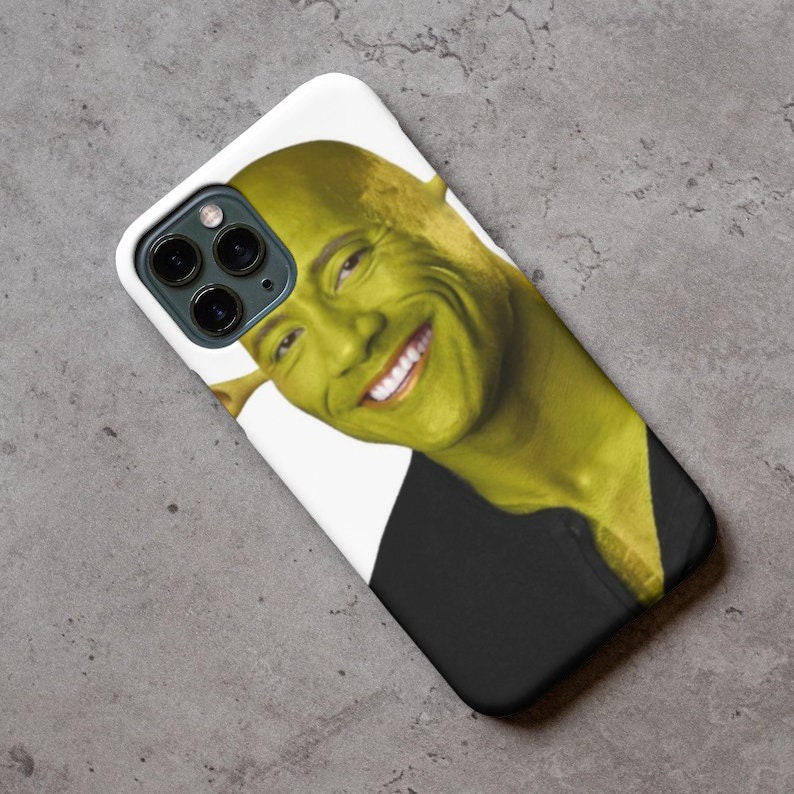 Shrek Dwayne the Rock Johnson Phone Case Princess King - Etsy
