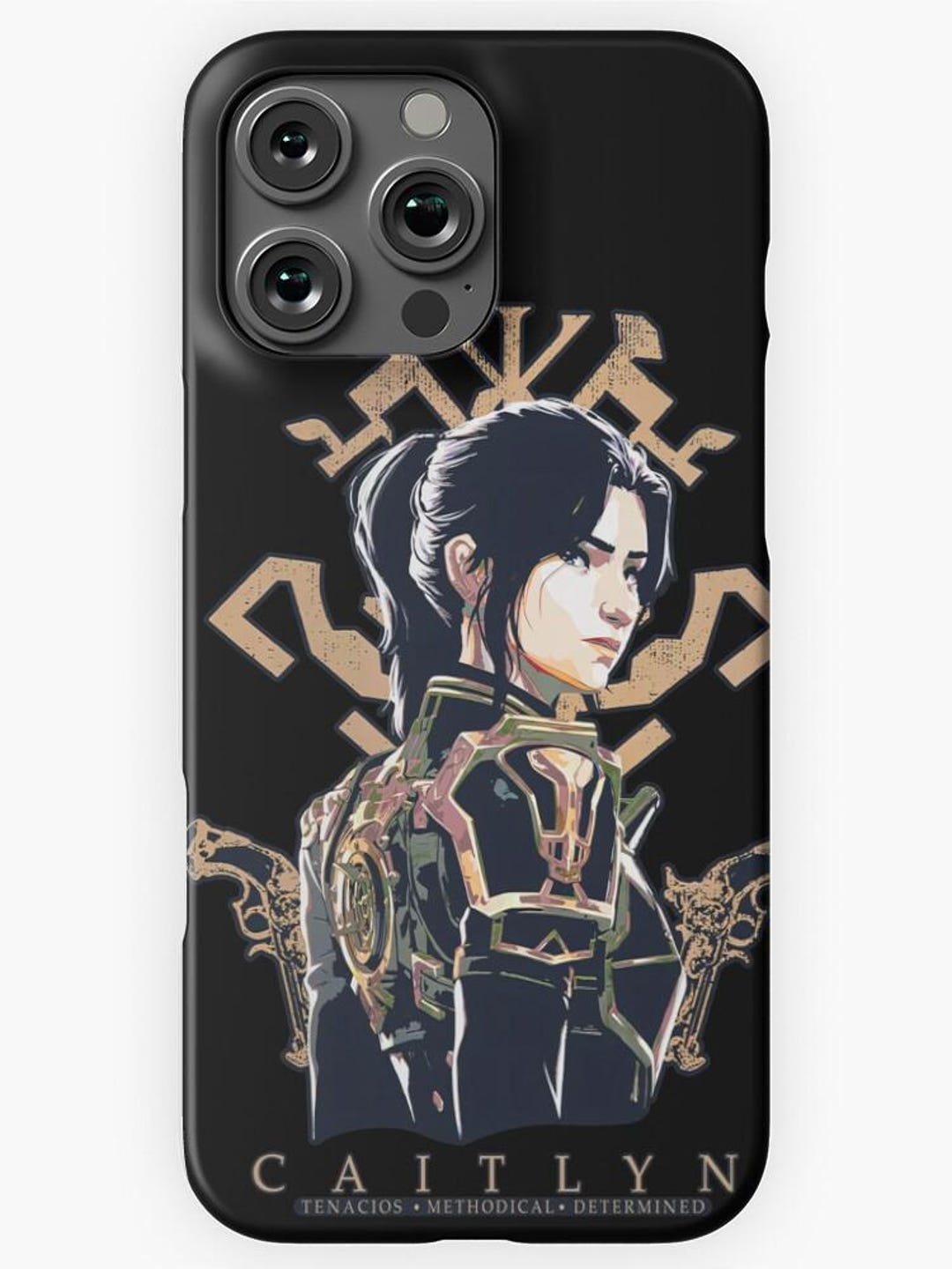 Caitlyn Arcane Movie Character Phone Case, Arcane, Caitlyn Arcane ...