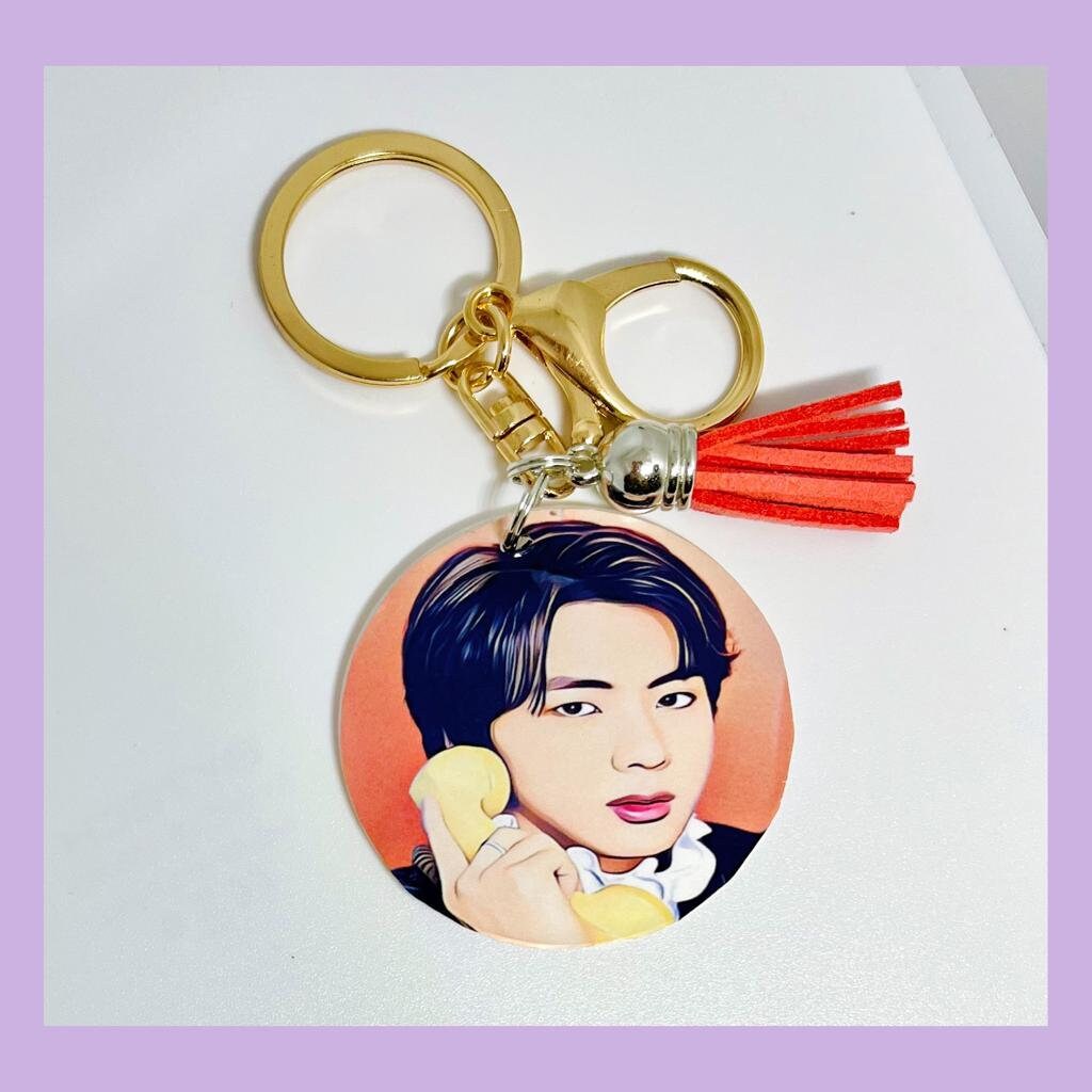 BTS Inspired Keychains /jin/jimin/jhope/jungkook/rm/v/suga/kpop/korea ...