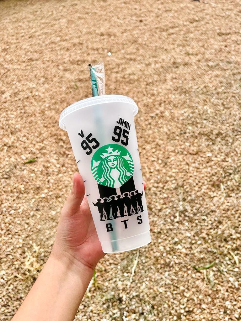 BTS Starbucks Cup Bangtan Boys/jin/rm/jungkook/jimin/v/suga/jhope ...