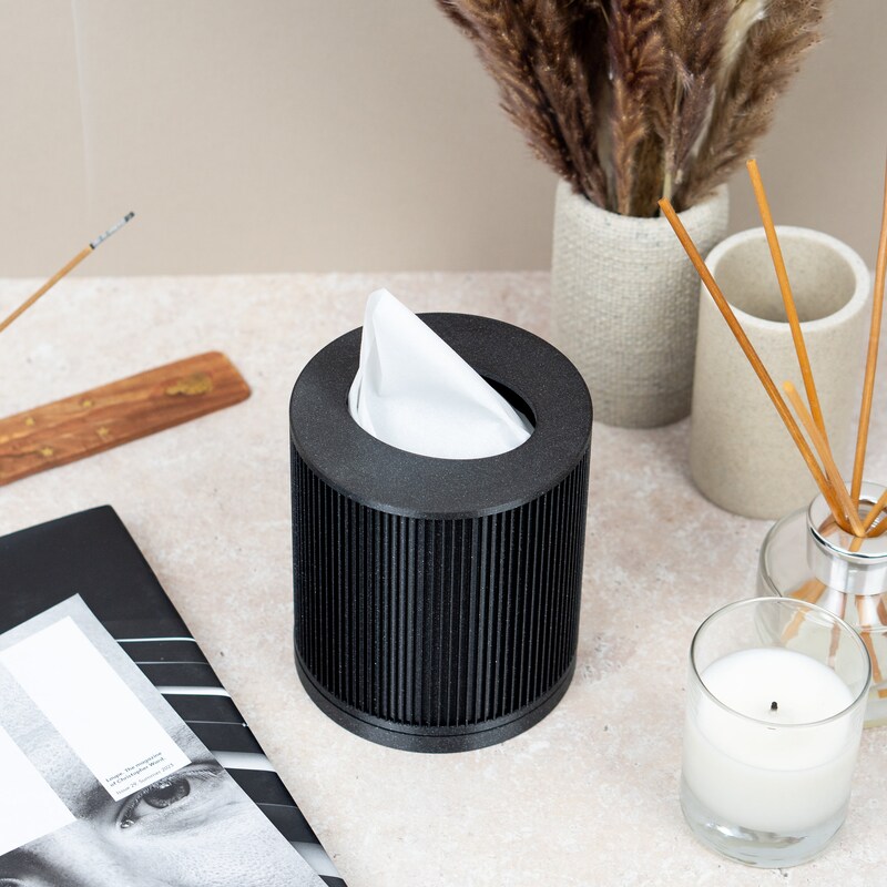 Tissue Box Round - Etsy