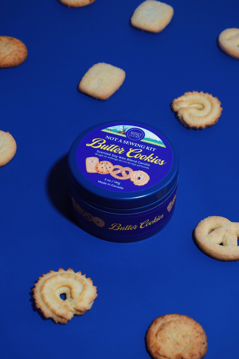 Not A Sewing Kit Butter Cookies Scented Soy Wax Blend Candle - Etsy