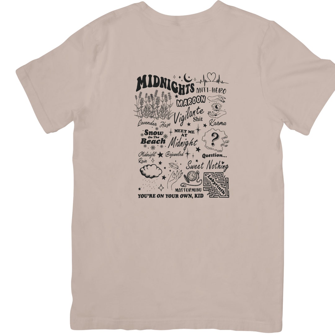 The Eras Tour Png, Midnights Album Png, TS Midnight Merch, Anti-hero ...