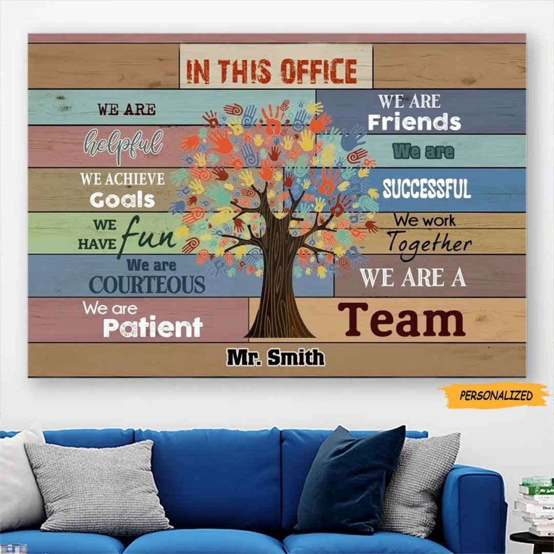 Personalized Custom Social Worker Horizontal Canvas/poster, in This ...