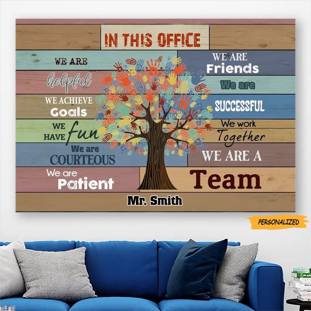 Personalized Custom Social Worker Horizontal Canvas/poster, in This ...