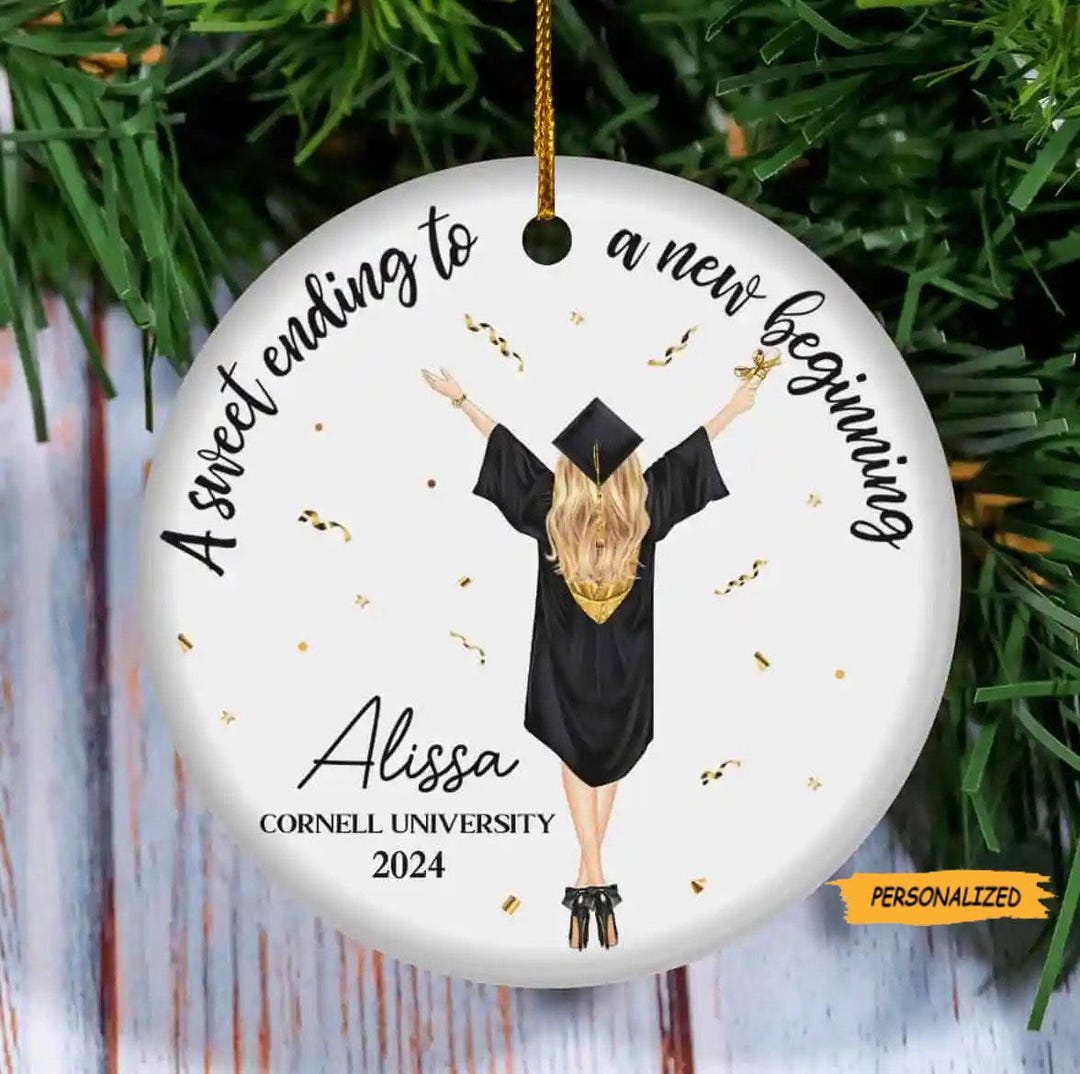 Personalized Custom Graduation Christmas Ornament, Class of 2023 Photo ...