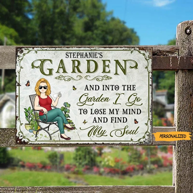 Garden Sign Personalized - Etsy