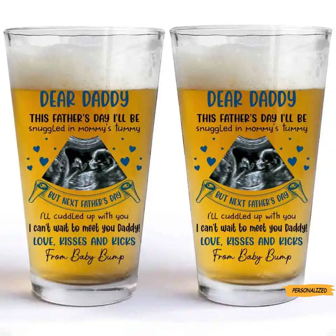 Dear Daddy This Father’s Day I’ll Be Snuggled in Mommy’s Tummy, Custom ...