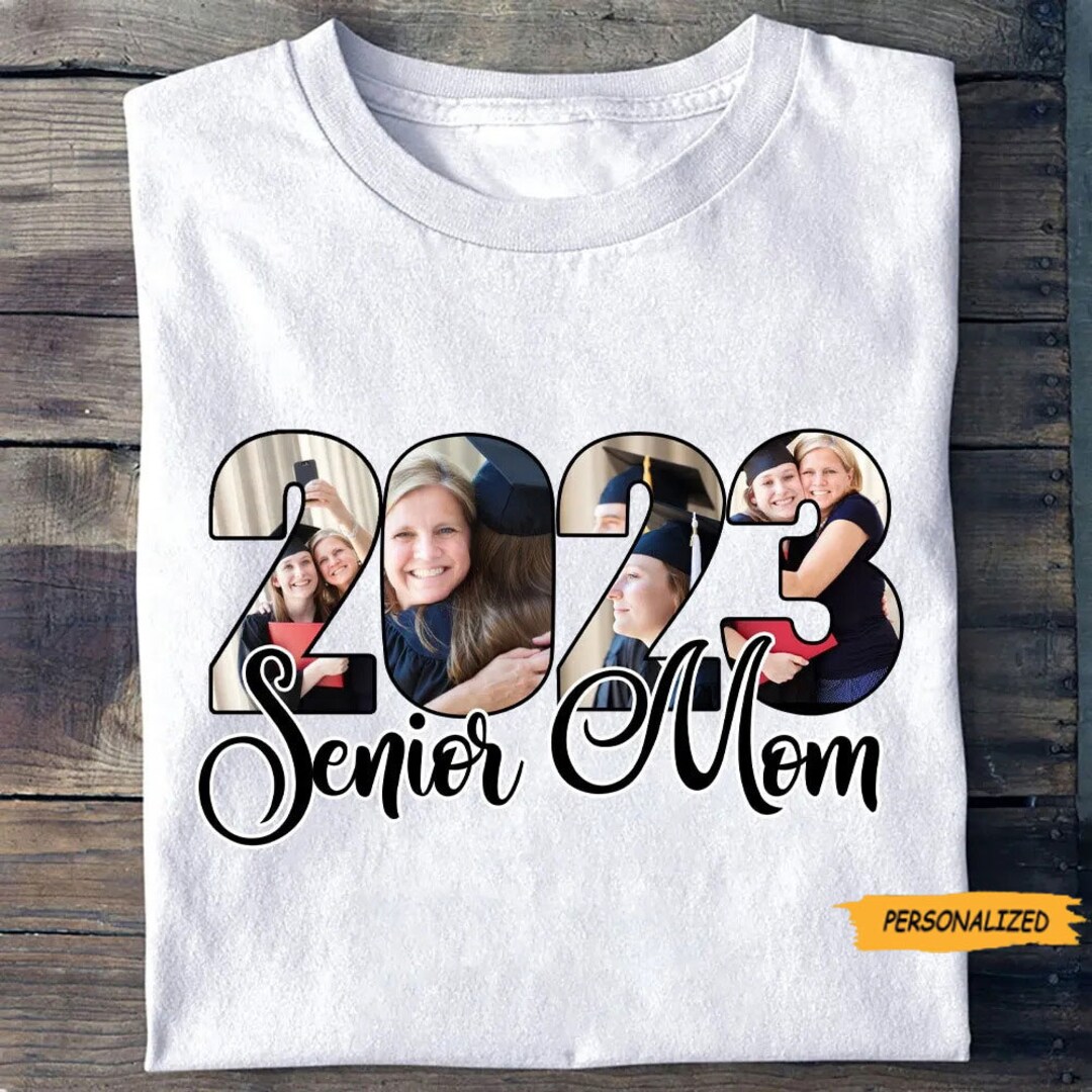 Personalized Senior Mom, Senior Dad Upload Photo Graduation T Shirt ...