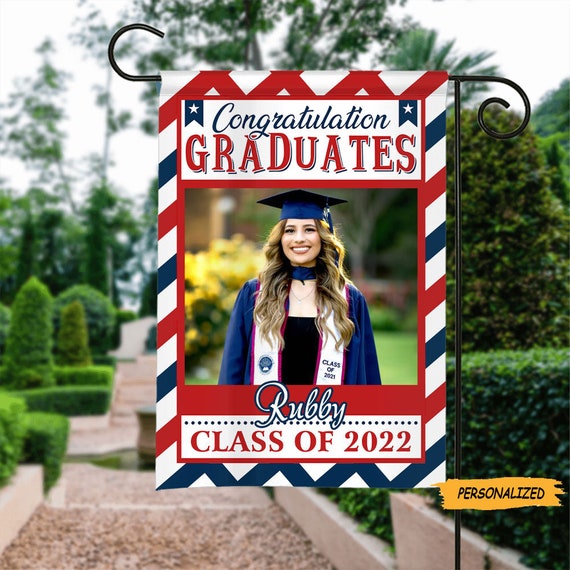 Congratulation Graduation Garden Garden Flag Senior Class of | Etsy