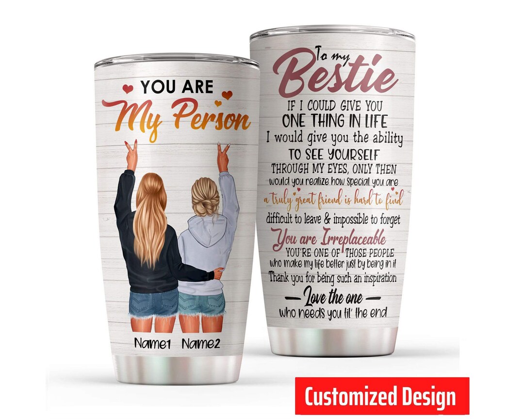 Personalized Gift for Besties, the Name and Hair Can Be Changed, You ...