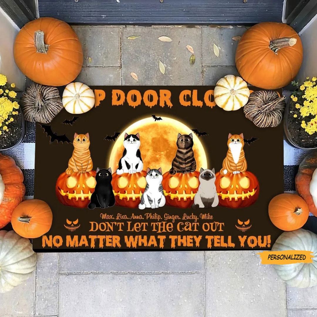 Never Mind the Witch Beware of the Cat, Personalized Custom Cat ...