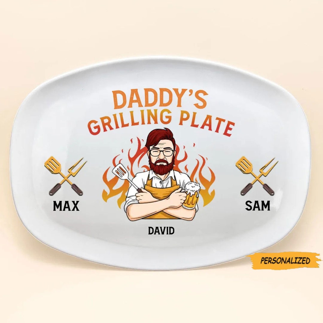 My Dad is the Best Cook Family Personalized Custom Platter, Father’s ...