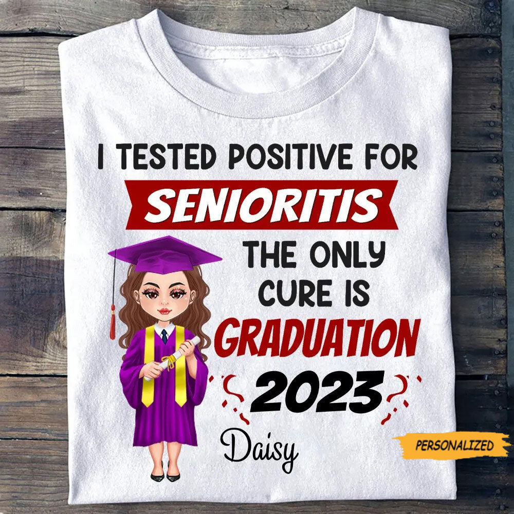 Senioritis Graduation 2023 Personalized Graduation T Shirt - Etsy