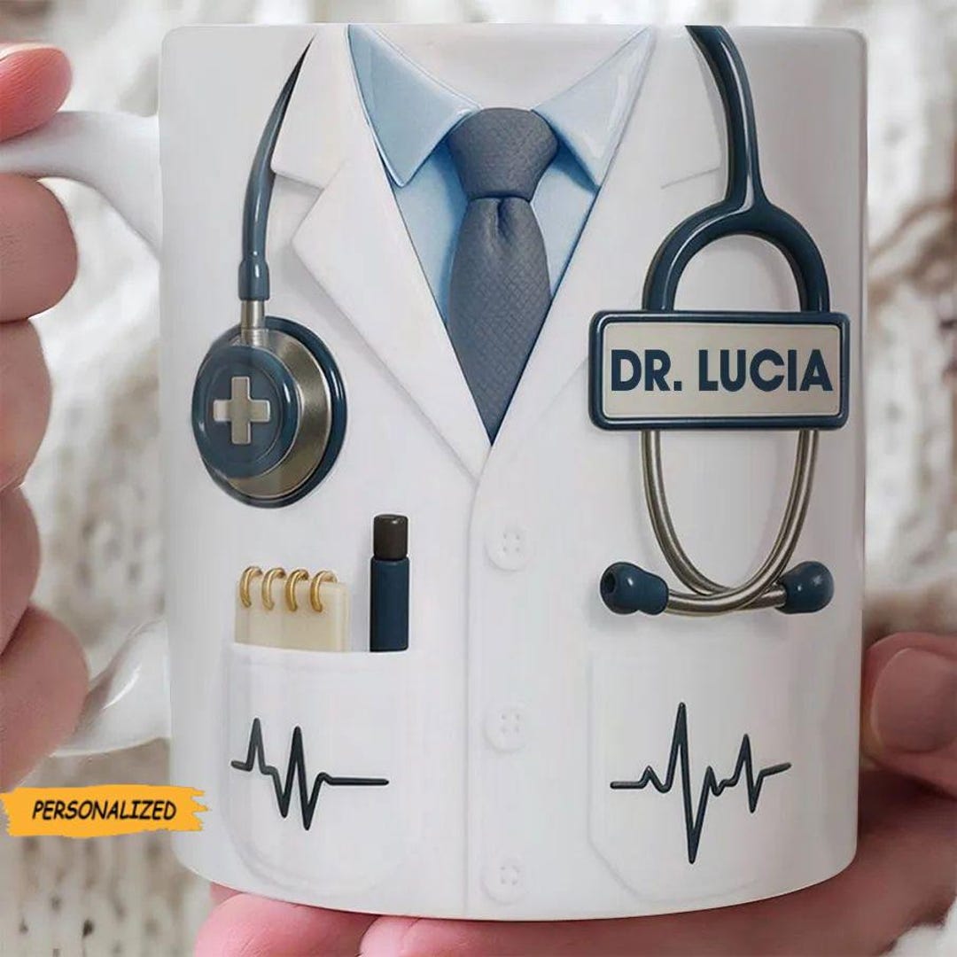Professional Medical Themed Design, Personalized Coffee Mug, Gift for ...
