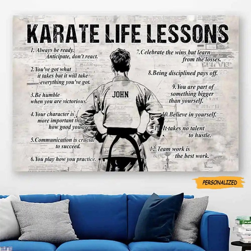 Karate Poster - Etsy