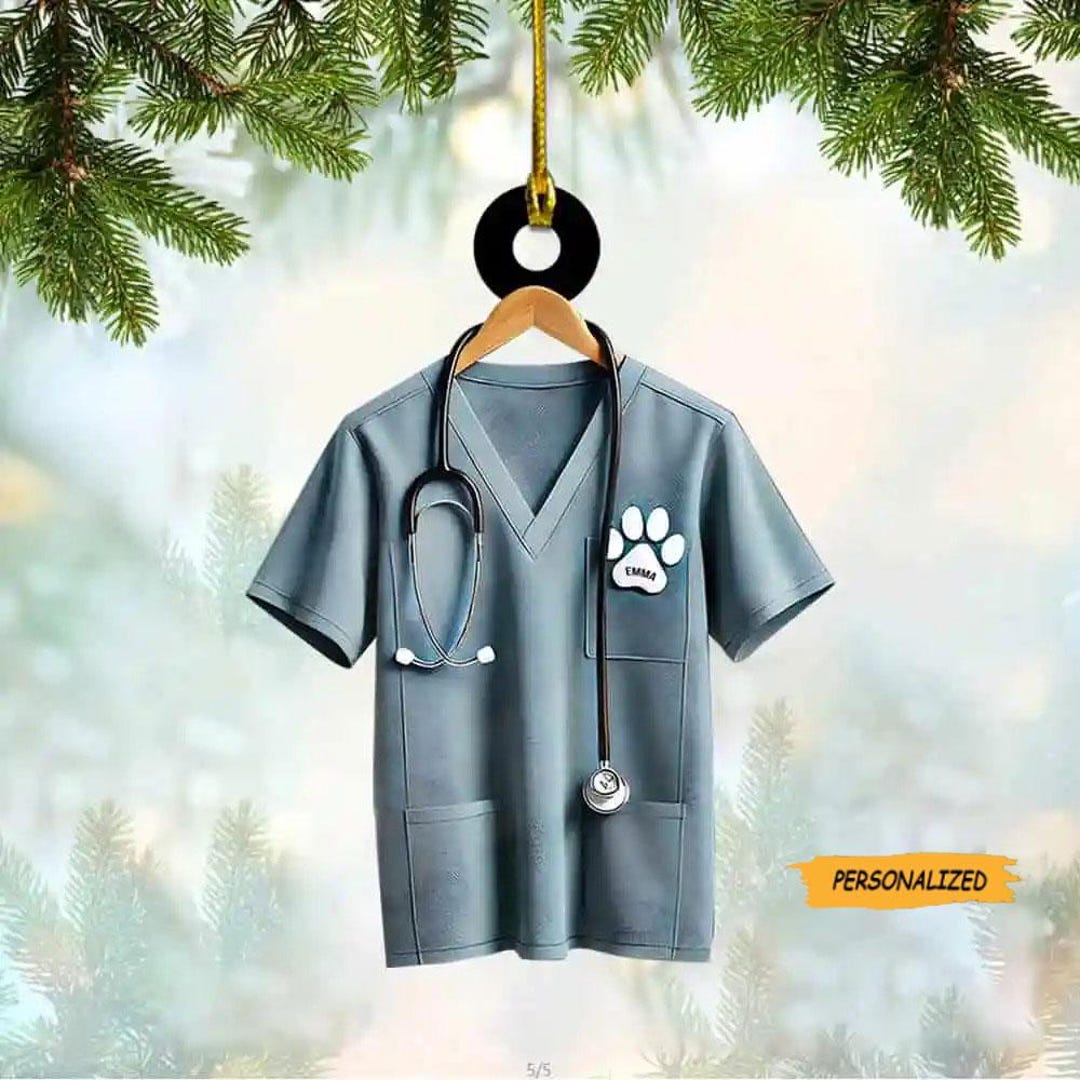 Personalized Veterinarian Christmas Ornament, Gift for Veterinarians ...