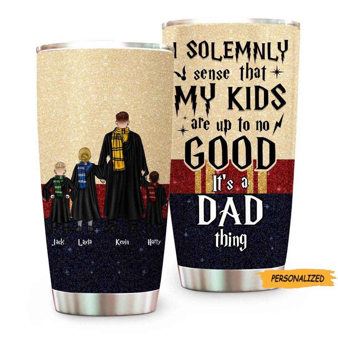 It’s a Dad Thing, Witch Dad Personalized Tumbler, Gift for Dad ...