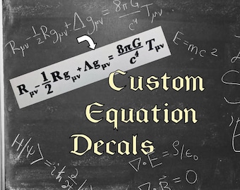 Physics Equation Stickers - Etsy