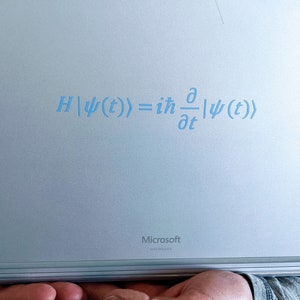 Physics Equation Decal Stickers | Laptop Decals | Nerdy Physics ...