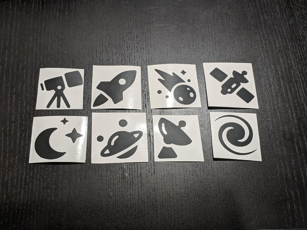 Space Decal Pack | Laptop Decal Sticker - Etsy