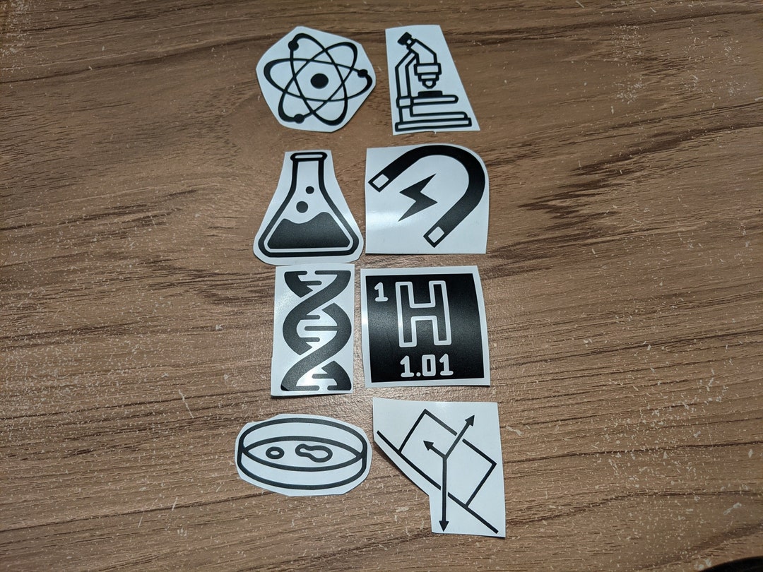 Science Decal Pack | Laptop Decal Sticker - Etsy
