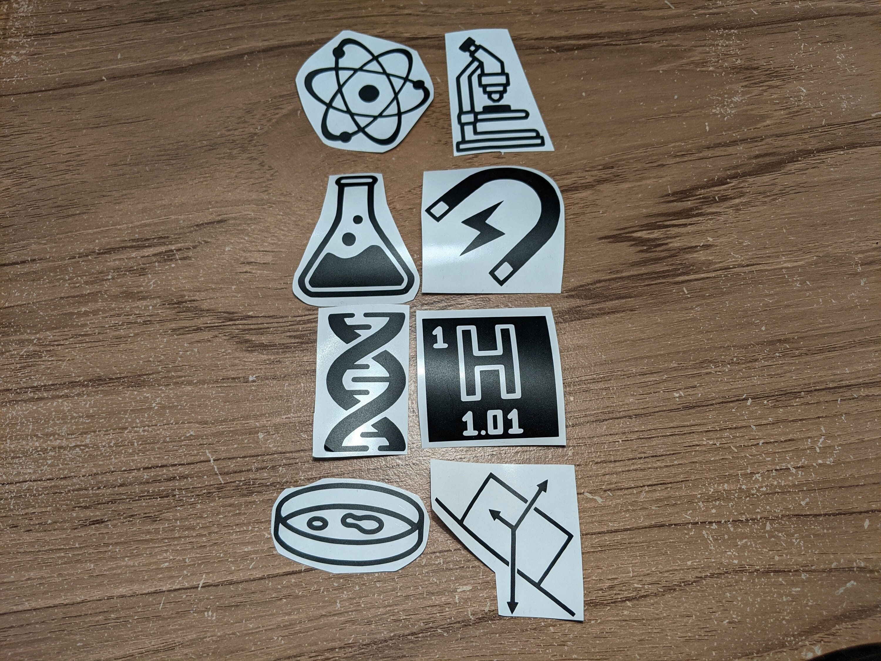 Science Decal Pack | Laptop Decal Sticker - Etsy